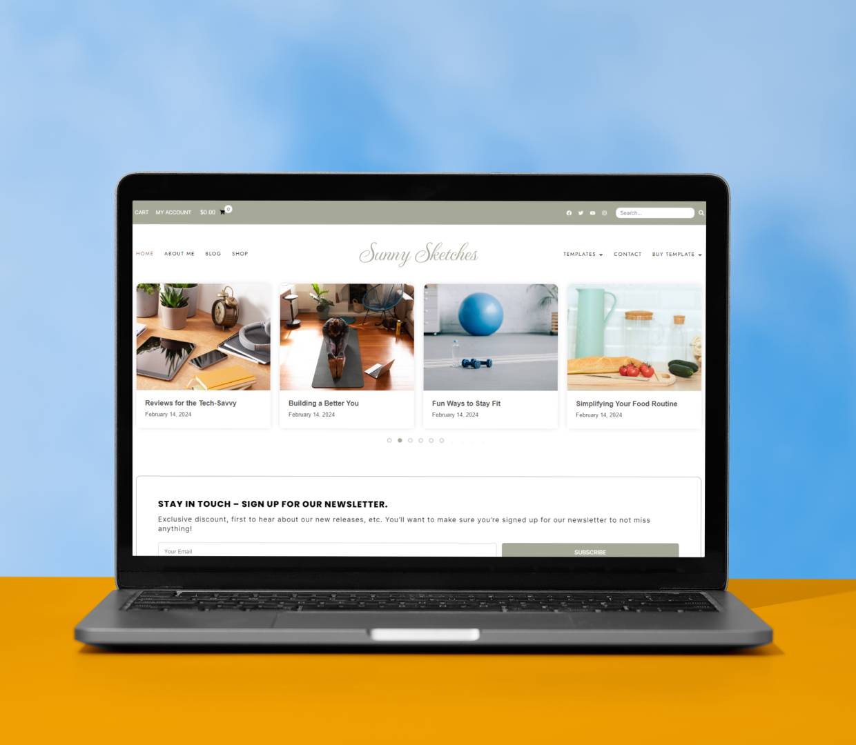 Best Sunny Sketches - WordPress Blog & Shop Theme By TallyThemes In 2024